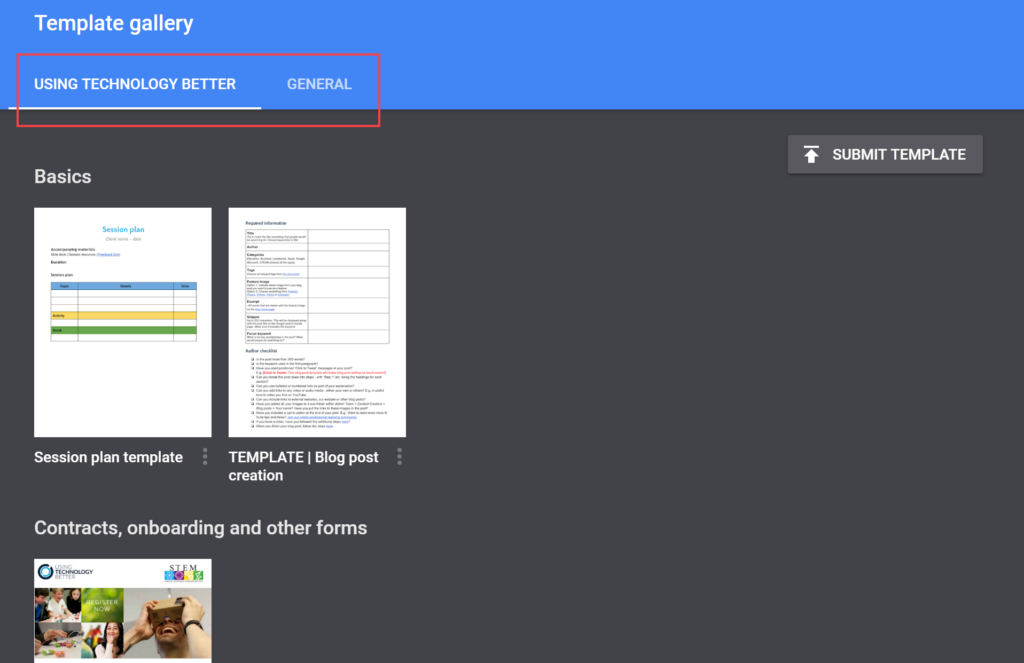 3 Options for Managing Google Drive Templates – Using Technology Better ...