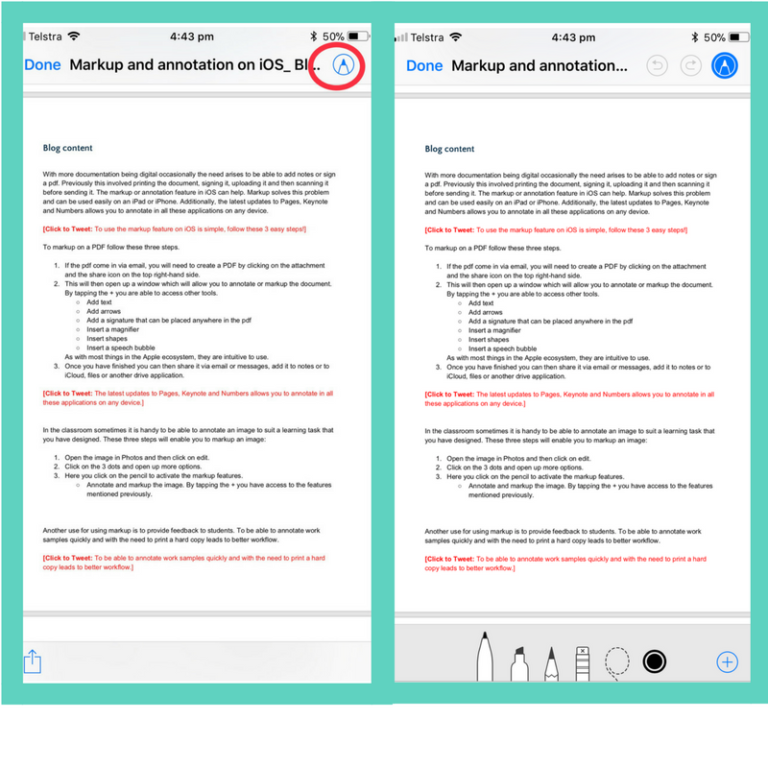 Using Markup and annotation in iOS – Using Technology Better (JP)