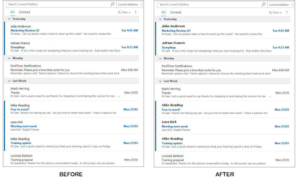 How to Change Unread Mail Settings in Microsoft Outlook – Using ...